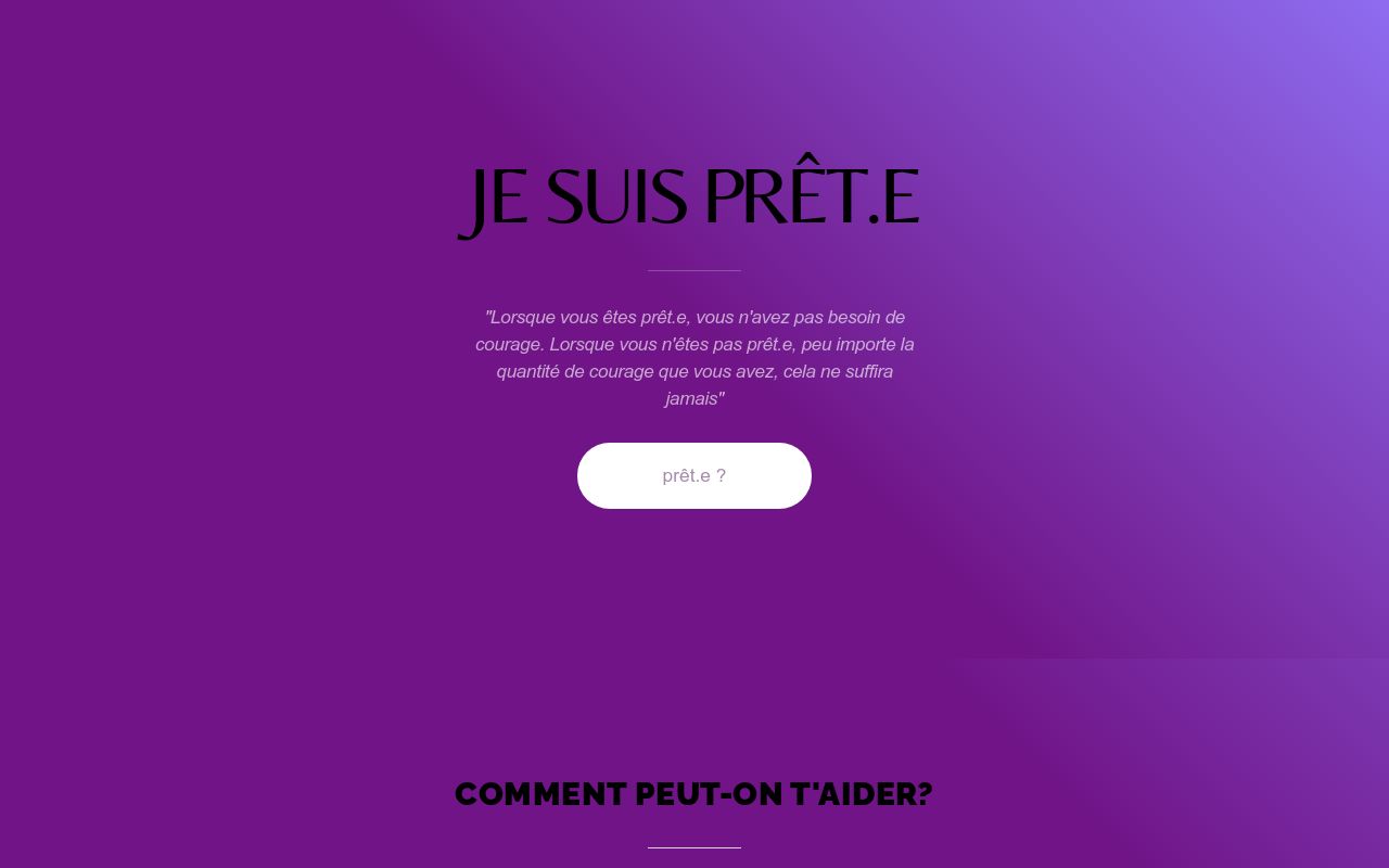 Je suis prêt.e